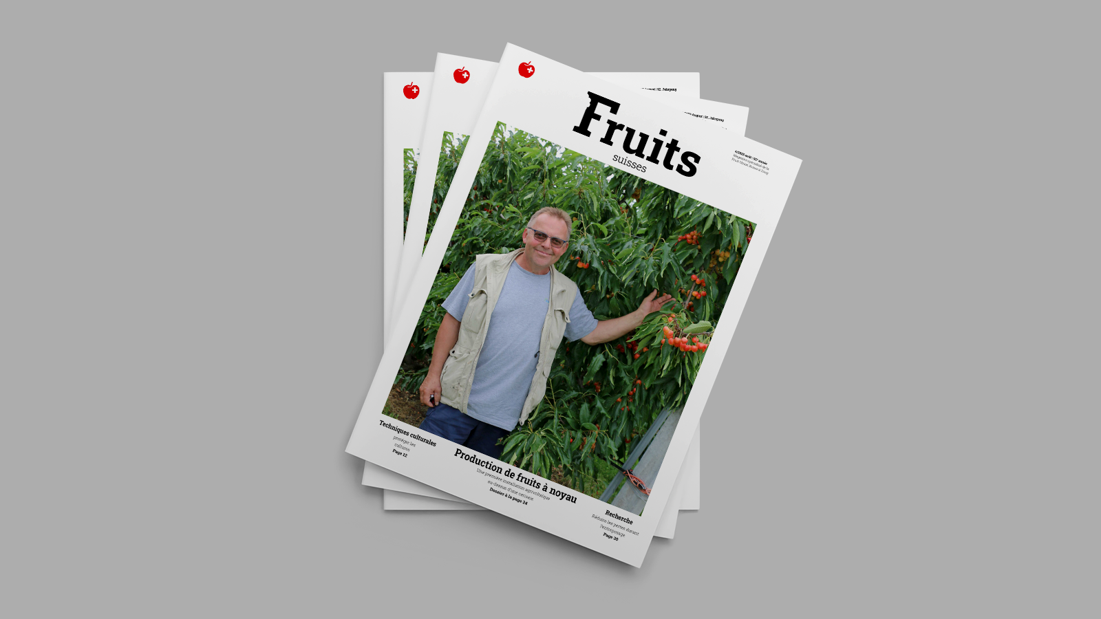 Fruits Suisses 4/2025: Production de fruits à noyau - Fruit-Union Suisse